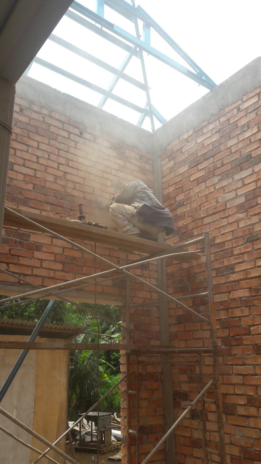 bungalowidaman: KERJA TEBUK DINDING