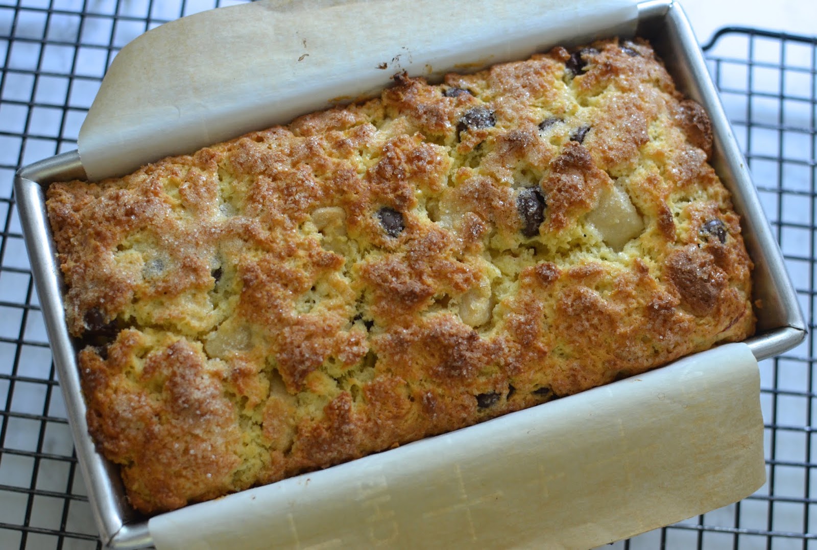 Playing with Flour: Chocolate marzipan scone loaf