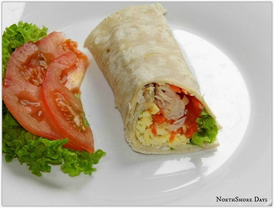 NorthShore Days.....: Summer Chicken and Salad Wraps