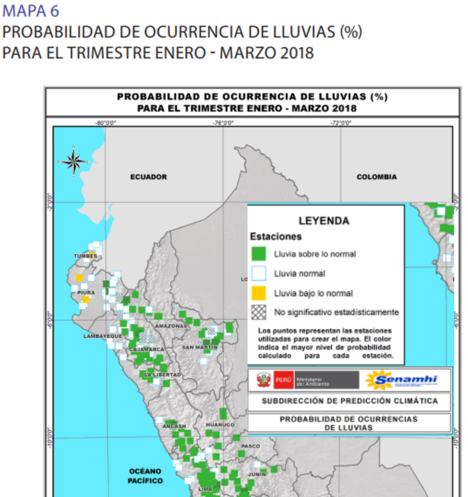 SENAMHI PRONOSTICA LLUVIAS NORMALES Y BAJO LO NORMAL EN EL NORTE DEL PAIS SENAMHI PRONOSTICA LLUVIAS NORMALES Y BAJO LO NORMAL EN EL NORTE DEL PAIS