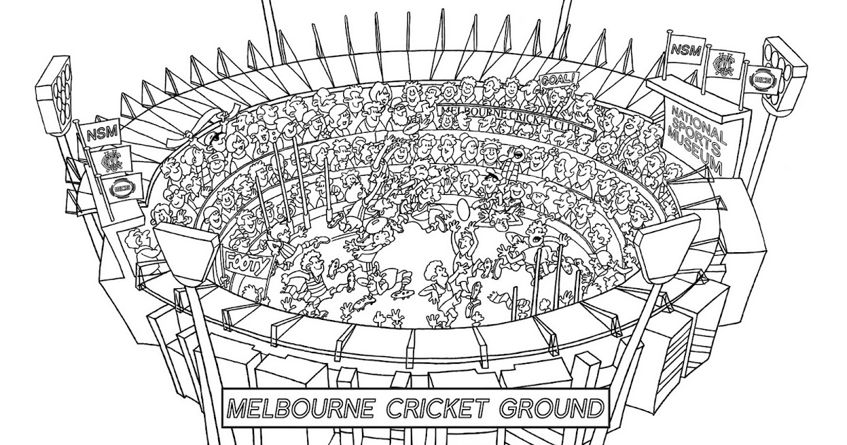 Cartoon Magic: Kiddies Colour-in Competition 2011 AFL Grand Final