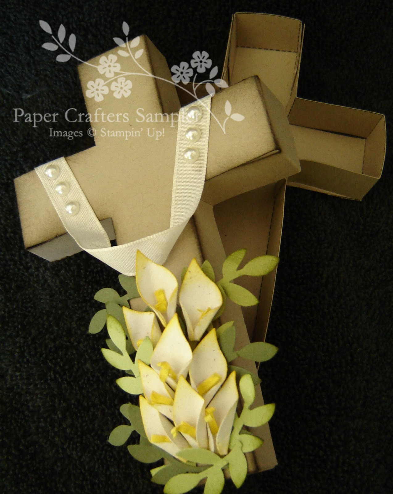 Paper Crafters Sampler: Free ~ Wedge-base cross template