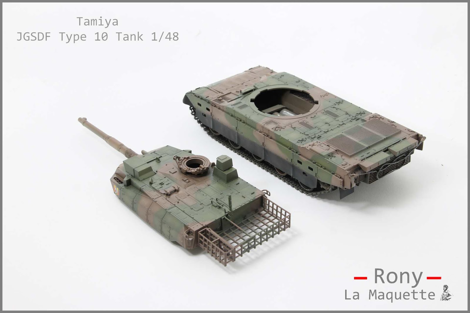 Comment faire une maquette du JGSDF Type 10 Tank de Tamiya 1/48. | Rony ...