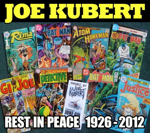JOE KUBERT TRIBUTE - The Greatest Comic Book Artist Ever! | New Stylish ...