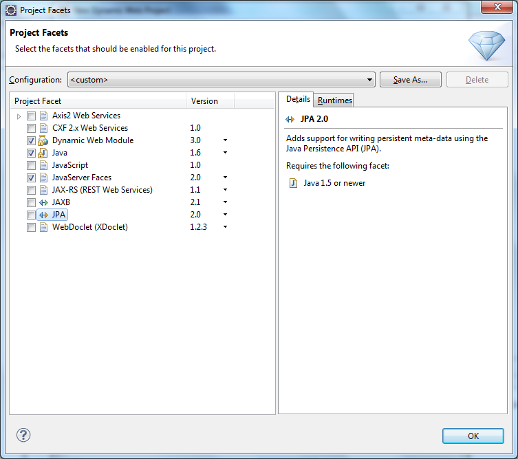 Programa !+: Creando un proyecto JavaServer Faces 2 fácilmente en Eclipse
