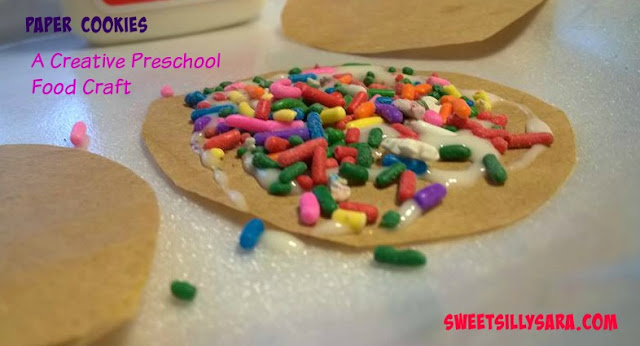 Sweet Silly Sara: Paper Cookies A Preschool Food Craft