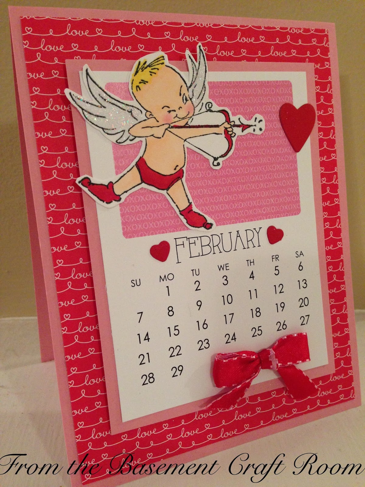 From the Basement Craft Room: Calendar Cards