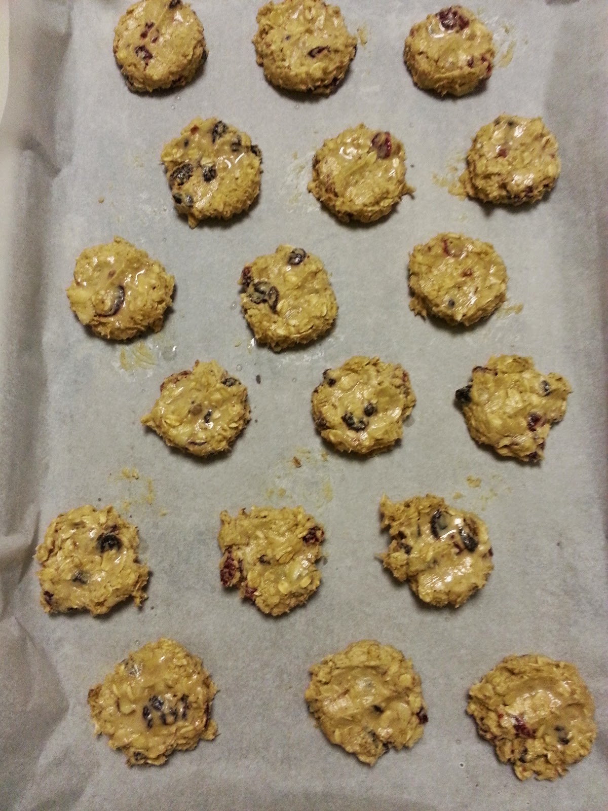 Carol's : Tender Cranberry Raisin Oatmeal Cookies