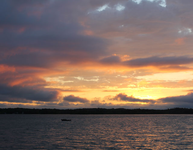It's About Art and Design: Toad Lake Minnesota Sunset With Fisherman