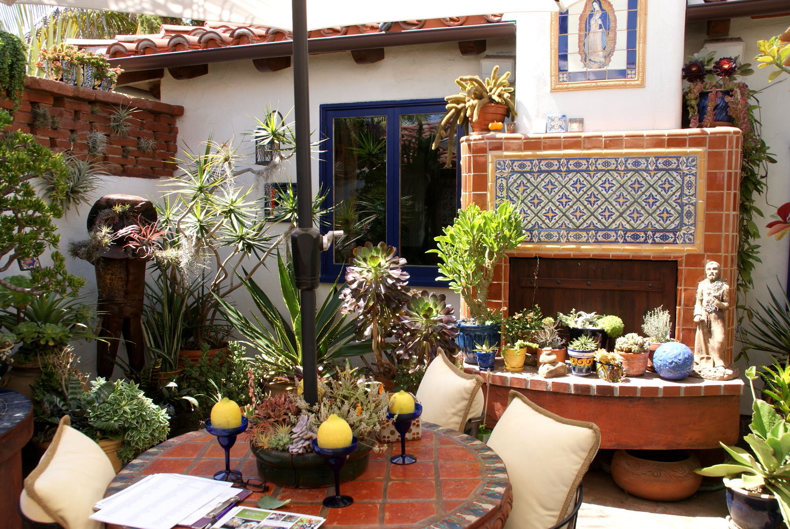 Organic Garden Dreams: Cozy Casita II, The Lovely Courtyard
