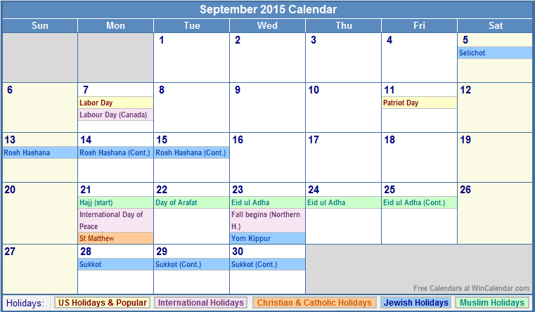 Kol Safran קול ספרן: The Calendar