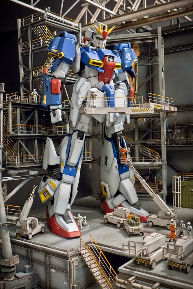 Custom Build: 1/60 Gundam Assemble Plant / Hangar Diorama - Gundam Kits ...