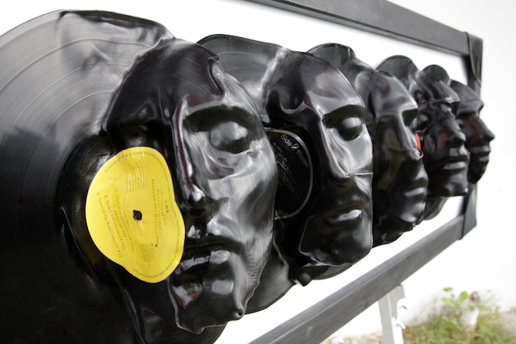 A Fine Mess: Vinyl Record Faces