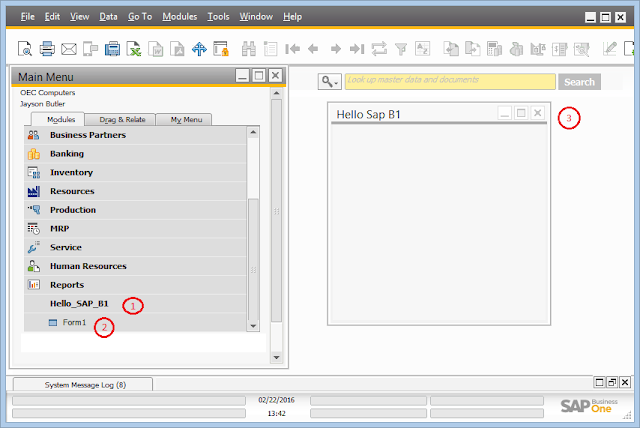 First SAP Business One Add-On Project on Visual St... - SAP Community