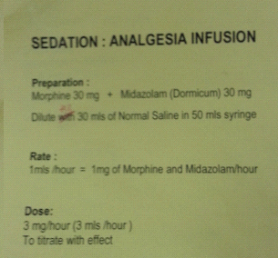 OurMedicalNotes: Sedation