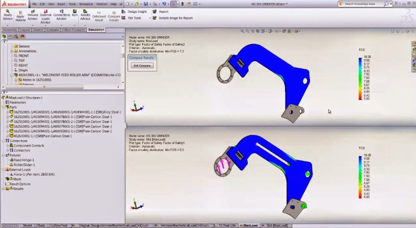SolidWorks Simulation Professional: Heavy Equipment & Machinery ...