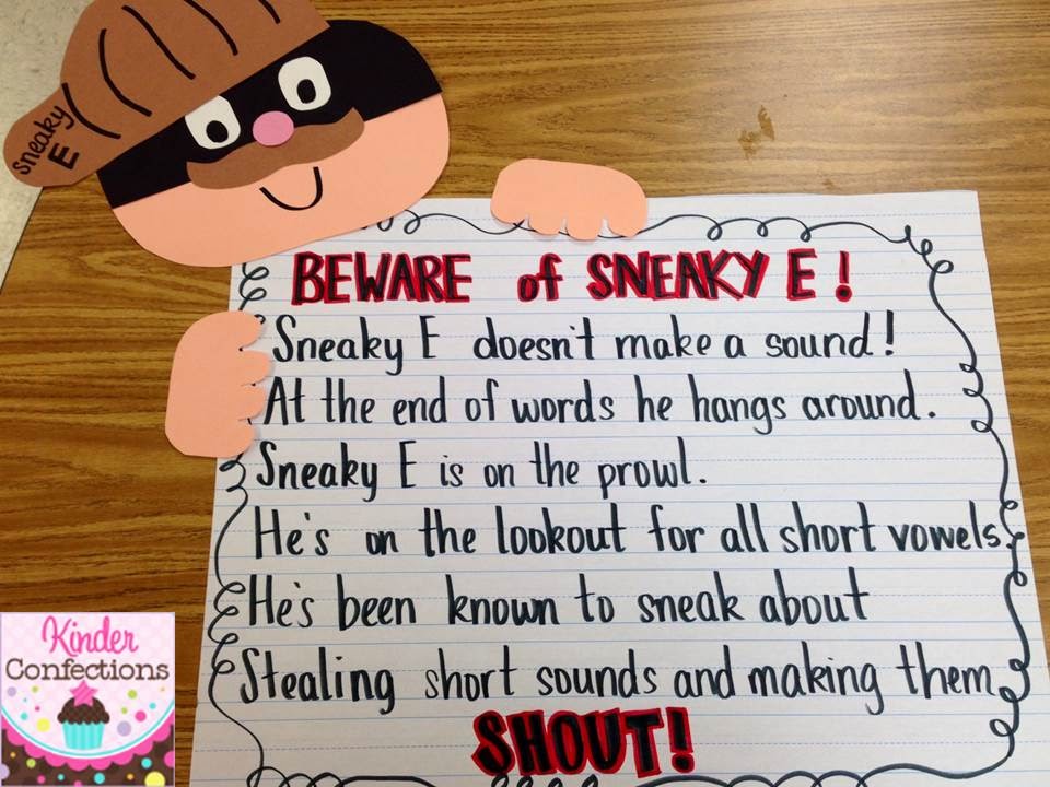 Kinder Confections!: Here comes.....Sneaky E!!!!