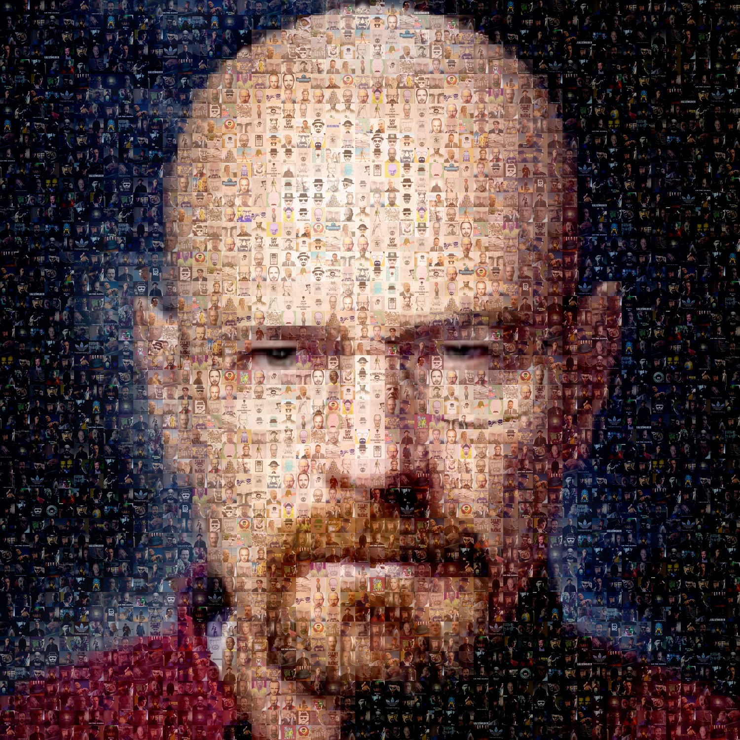 Computer Graphics @ CCHS: JC Mueller Walter White Photo Mosaic