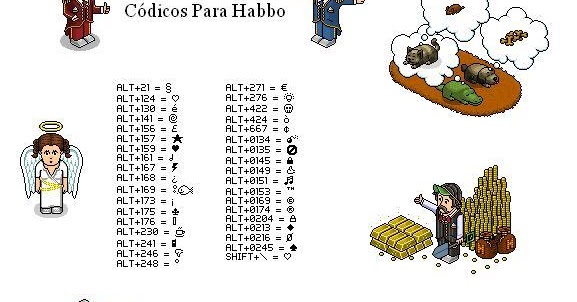 UlquiorraGames: Habblet E Habbo Funciona Esses Simbolos