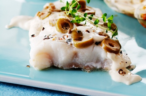 The Low Carb Diabetic: Cod with Olives and Boursin Cheese : LCHF