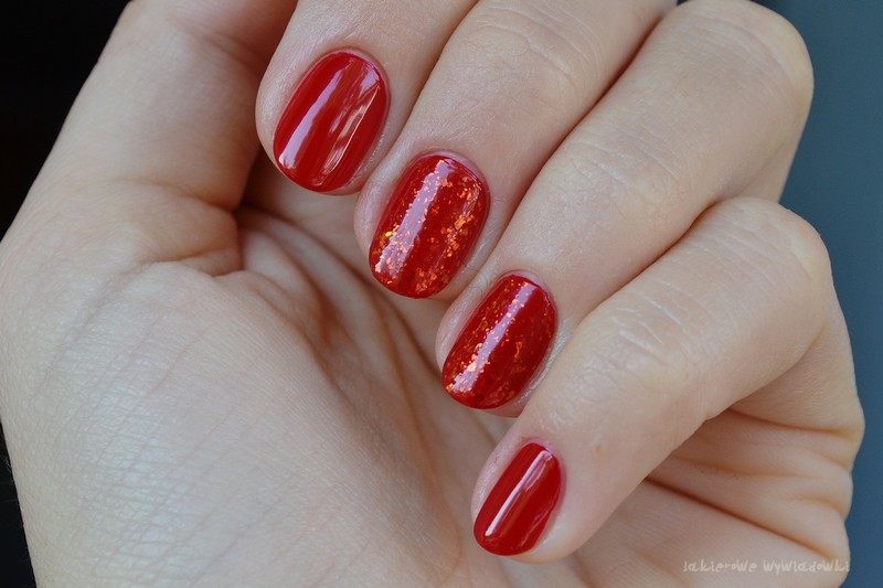 lakierowe wywiadówki: My Secret 218 Deep Red [Nail Polish] & 224 Golden ...