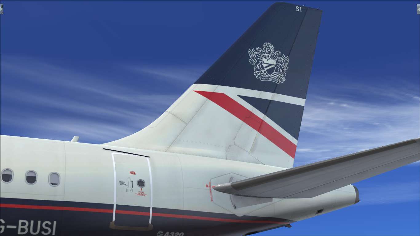 Texturas Brasileiras: British Airways OC Airbus A320 G-BUSI