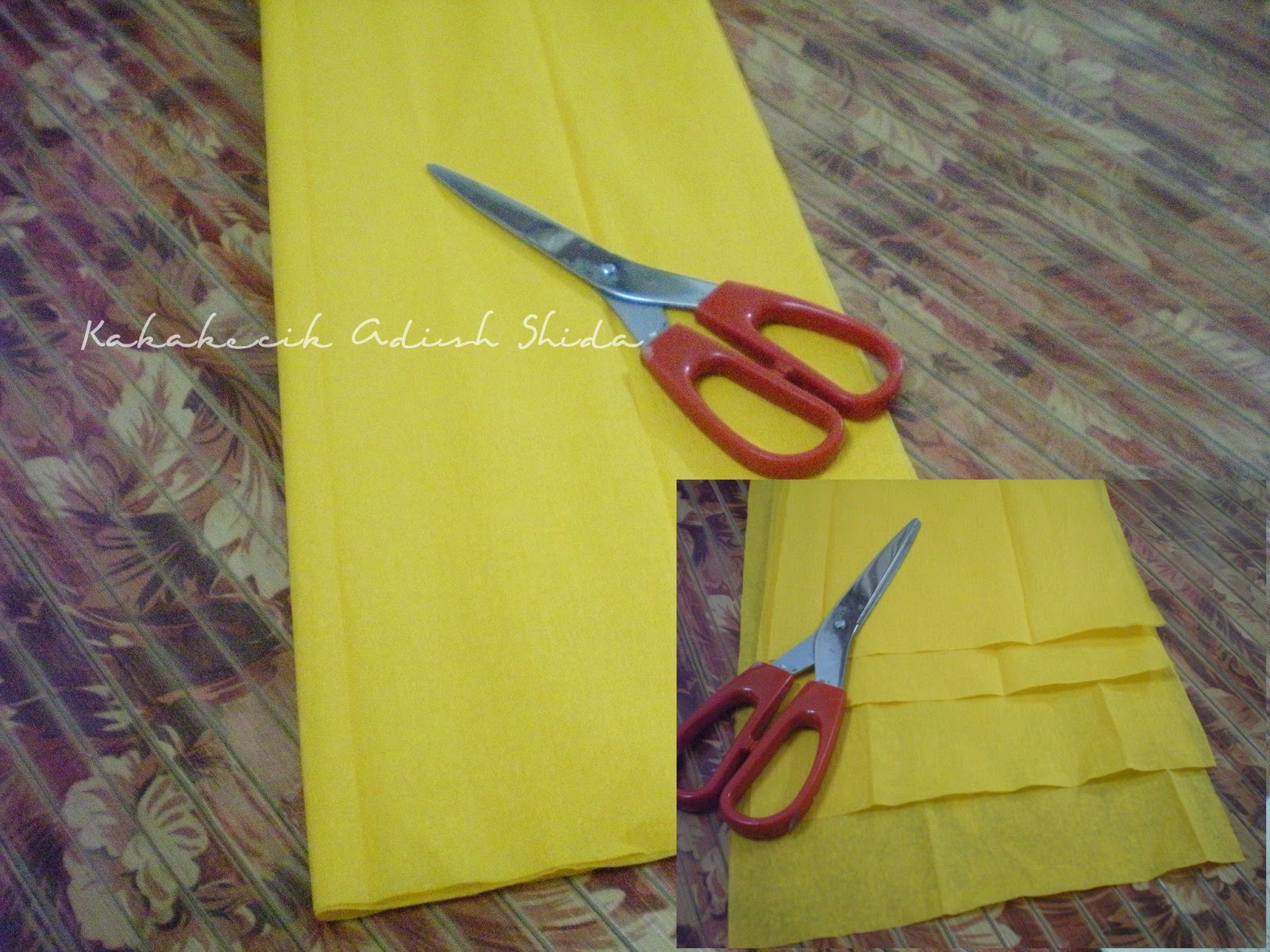 KakaKecik aDisH sHidA: DIY : Bunga Tisu Besar