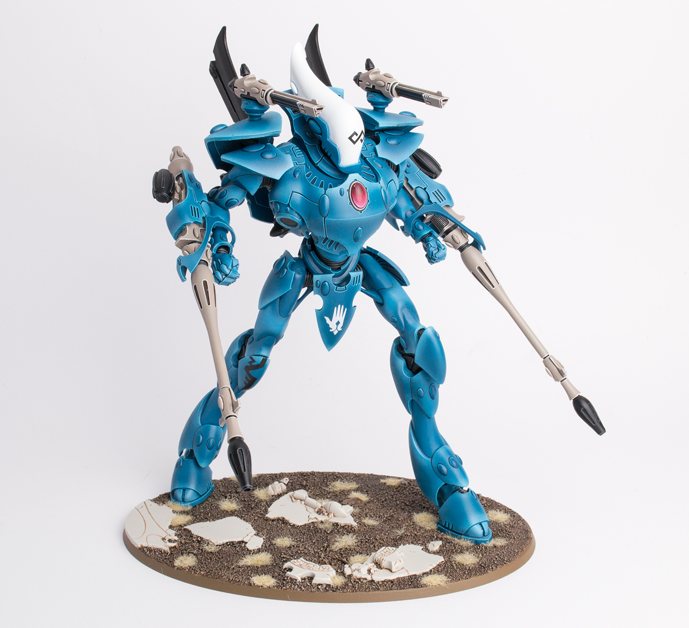 Showcase: Eldar Skathach Wraithknight of Iybraesil - Tale of Painters