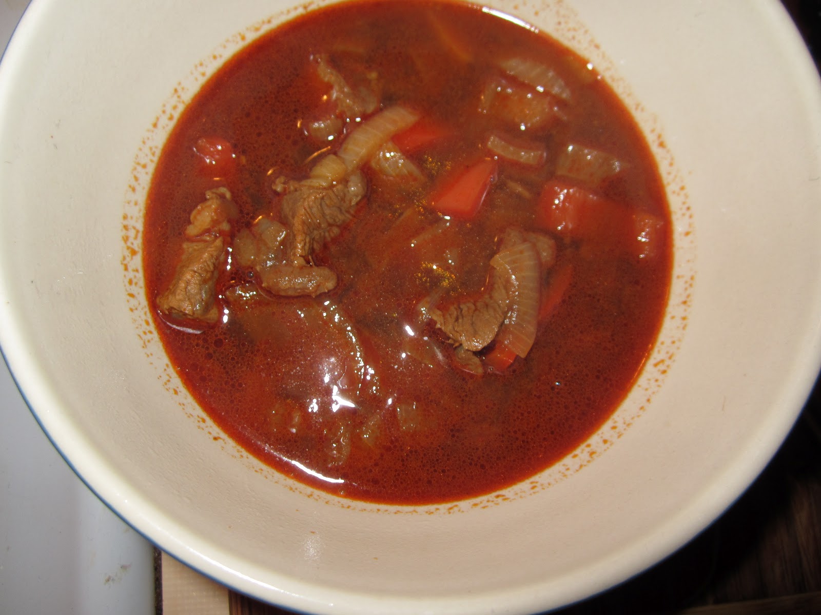 52 loaves: Gulyás leves (Goulash Soup) - Authentic Hungarian Goulash!