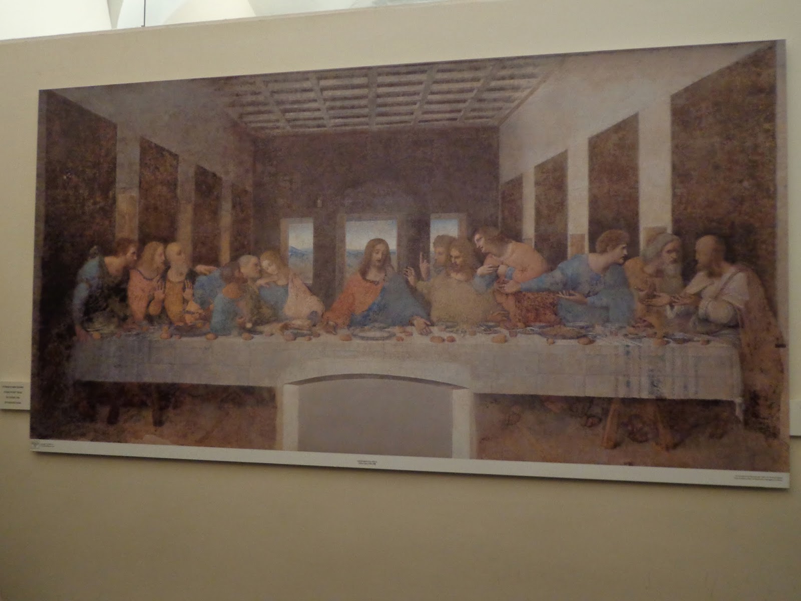 Última Ceia no Refeitório do Convento de Santa Maria das Graças - Milão