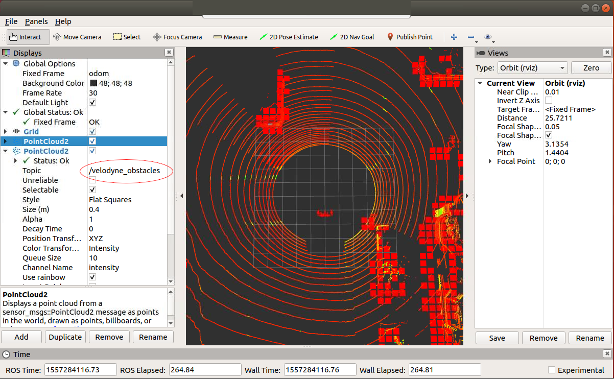 dominoc925: Installing and running the Velodyne Height Map package on ROS Melodic distribution