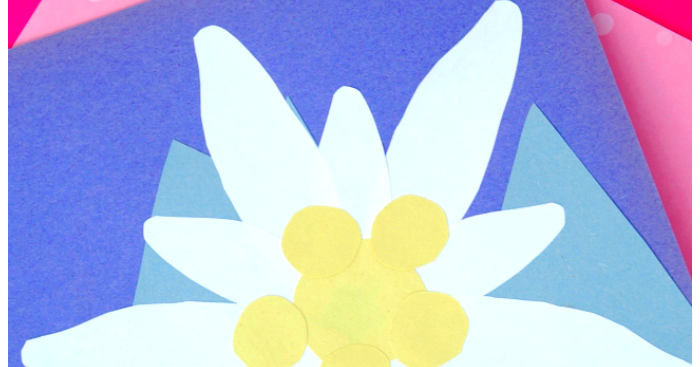 Edelweiss Flower Craft | What Can We Do With Paper And Glue