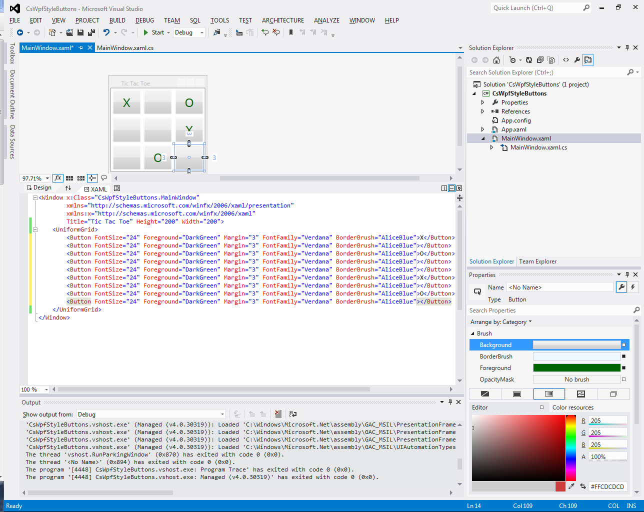Programmer's Ranch: C# WPF: Styling buttons in a window Programmer's Ranch: C# WPF: Styling buttons in a window