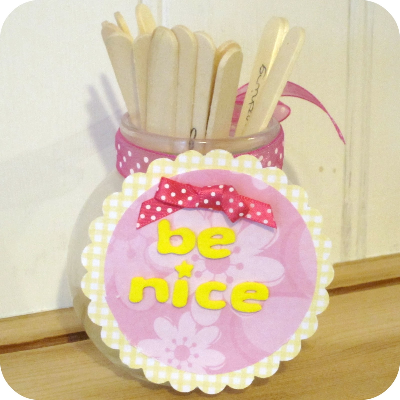 Project : Organised Mummy: {Sibling Rivalry} The "Be Nice" Jar