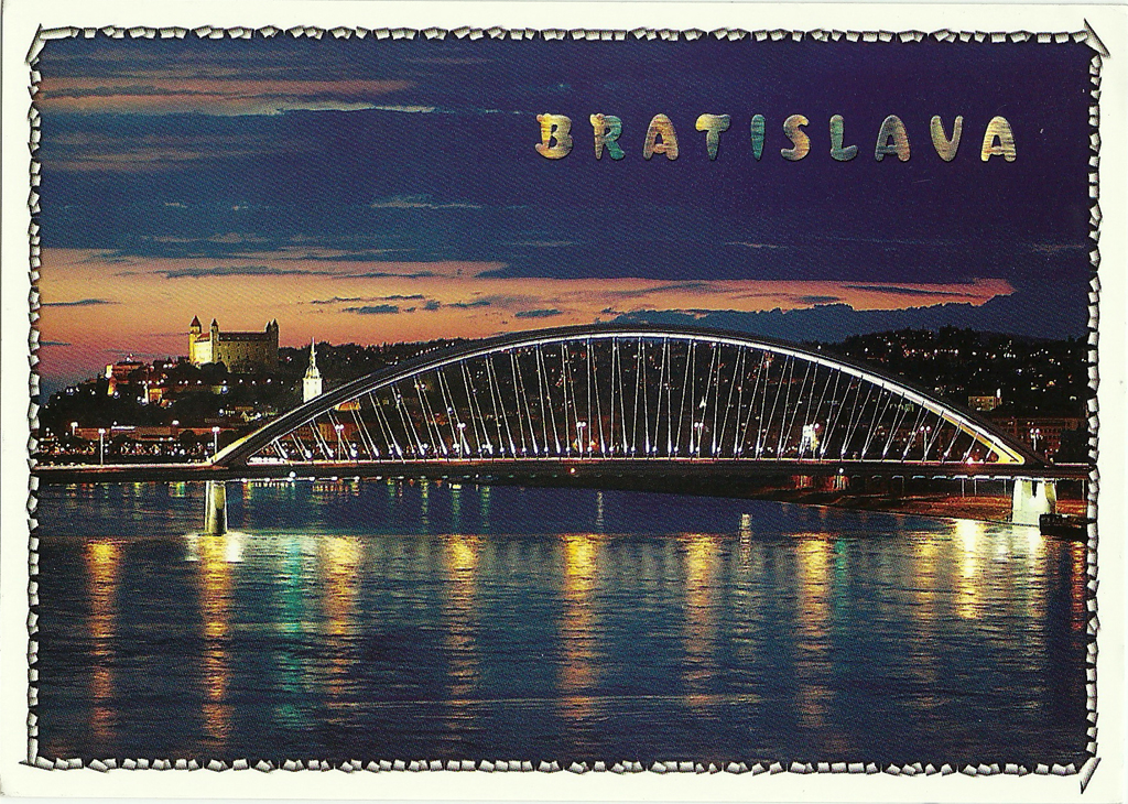 Collecting postcards from all around the world: Bratislava