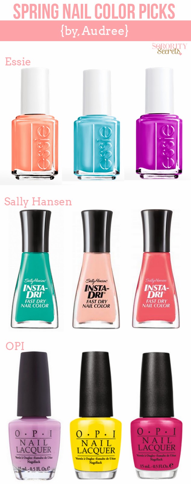 The Sorority Secrets: Spring Nails {by, Audree}