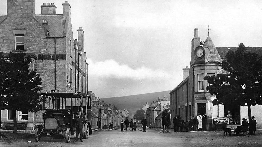 Tour Scotland: Old Photograph Banchory Scotland