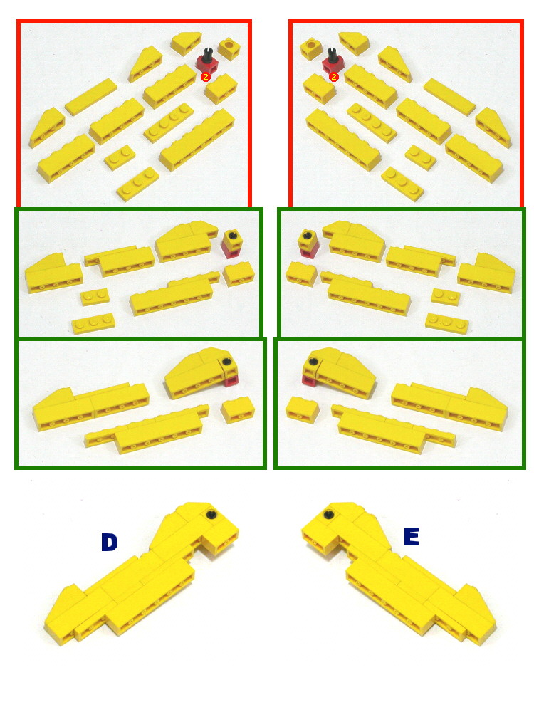 Alanyuppie's LEGO Transformers: LEGO Predaking Instructions Part 1 ...