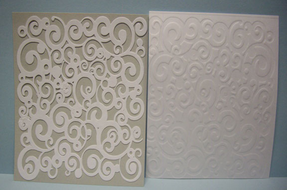 Paper Pulse Blog Spot: Silhouette Made Embossing Folders