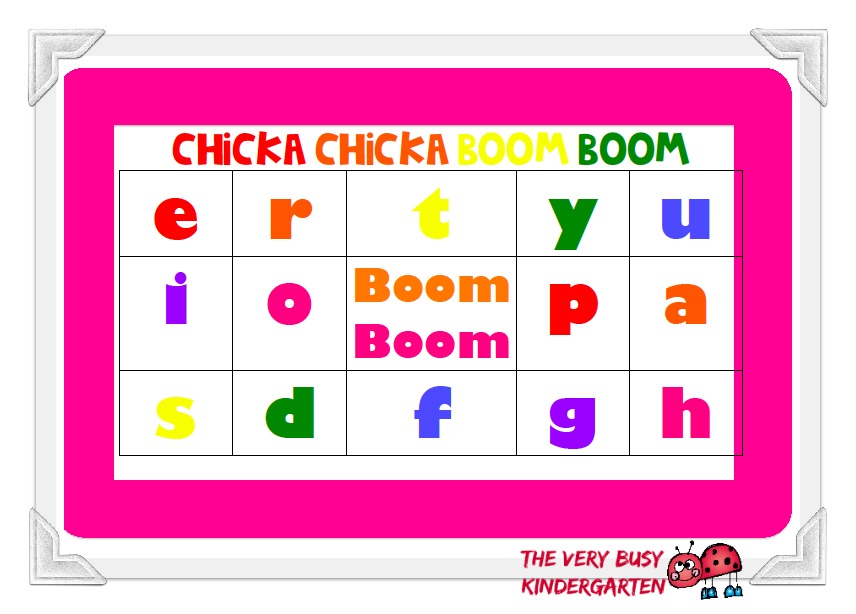 The Very Busy Kindergarten: Updated Chicka Chicka Boom Boom Alphabet ...