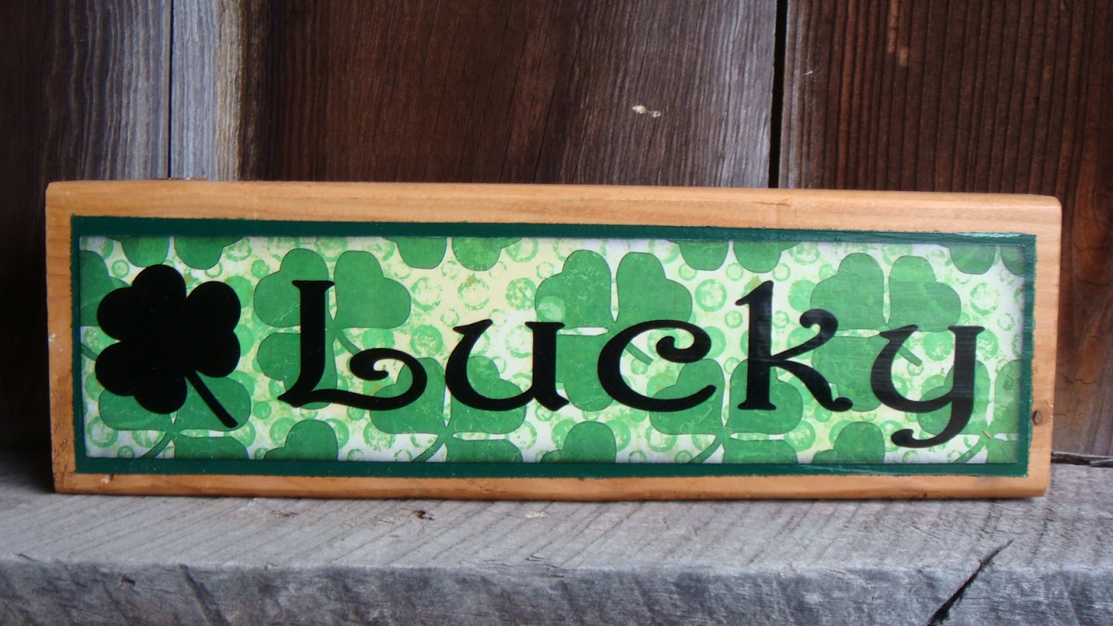 Heather's Paper Crafts: St. Patty's Day Sign