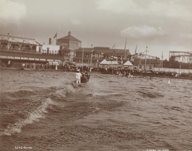 "Shoot The Chute" Ride in Coney Island, 1890s ~ Vintage Everyday