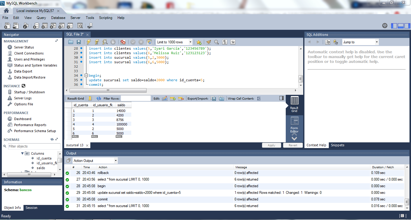 Jonathan Iván Guzman - ISC - ITM: Uso de Commit y Rollback en Mysql ...