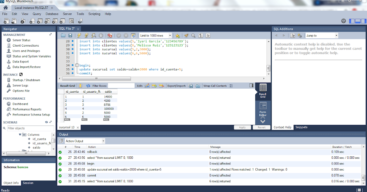 Jonathan Iván Guzman Isc Itm Uso De Commit Y Rollback En Mysql