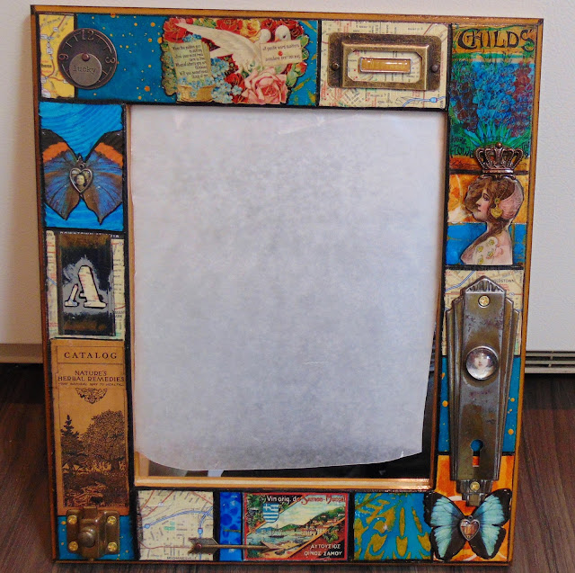 My Art Journal: Using Up Those Paper Scraps