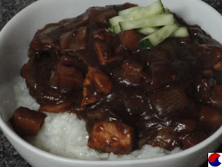 Comiéndome Corea: Jjajangbap (짜장밥) o jajangbap (자장밥).