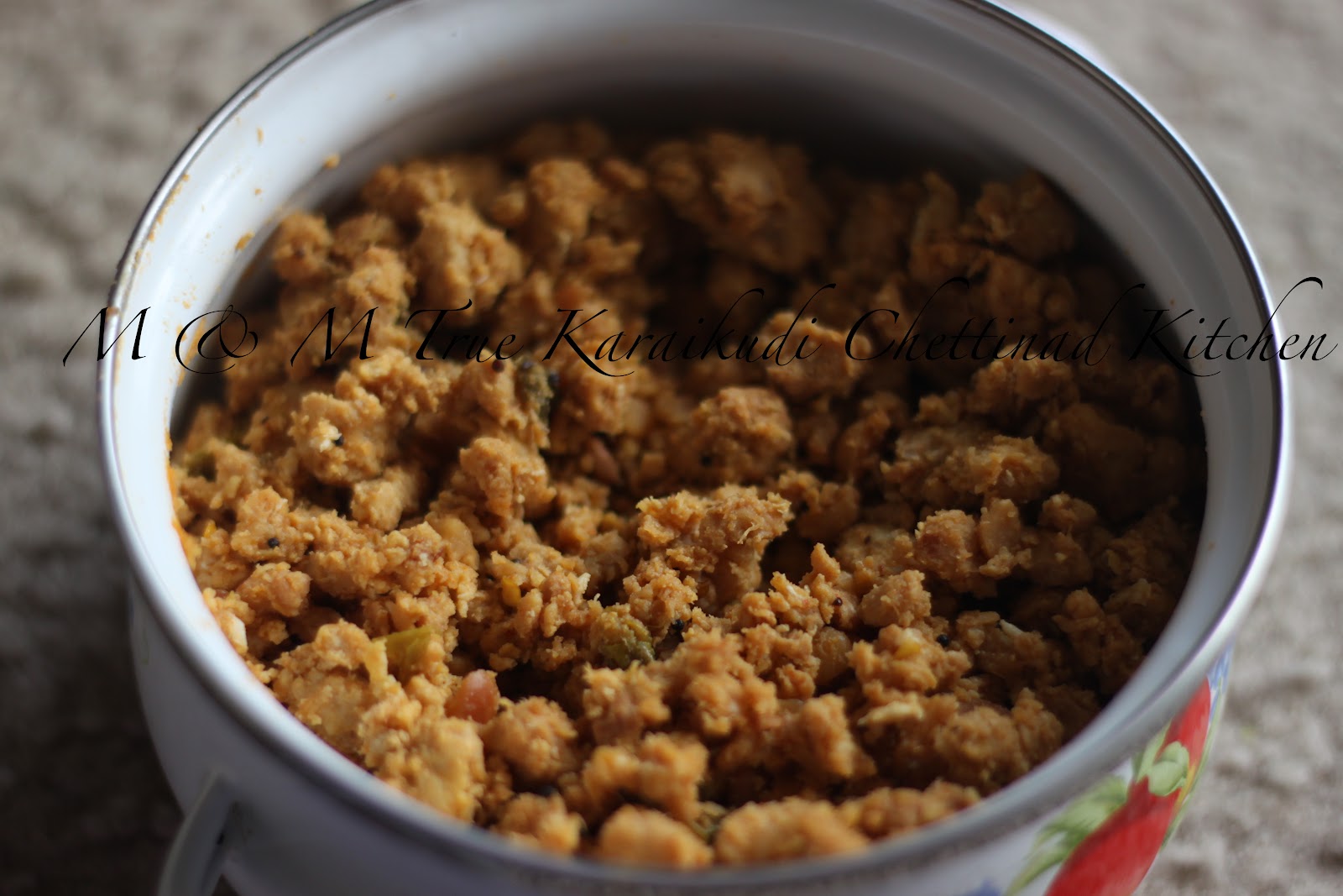 M&M True Karaikudi Chettinad Kitchen: Chicken Keema(Podimas)