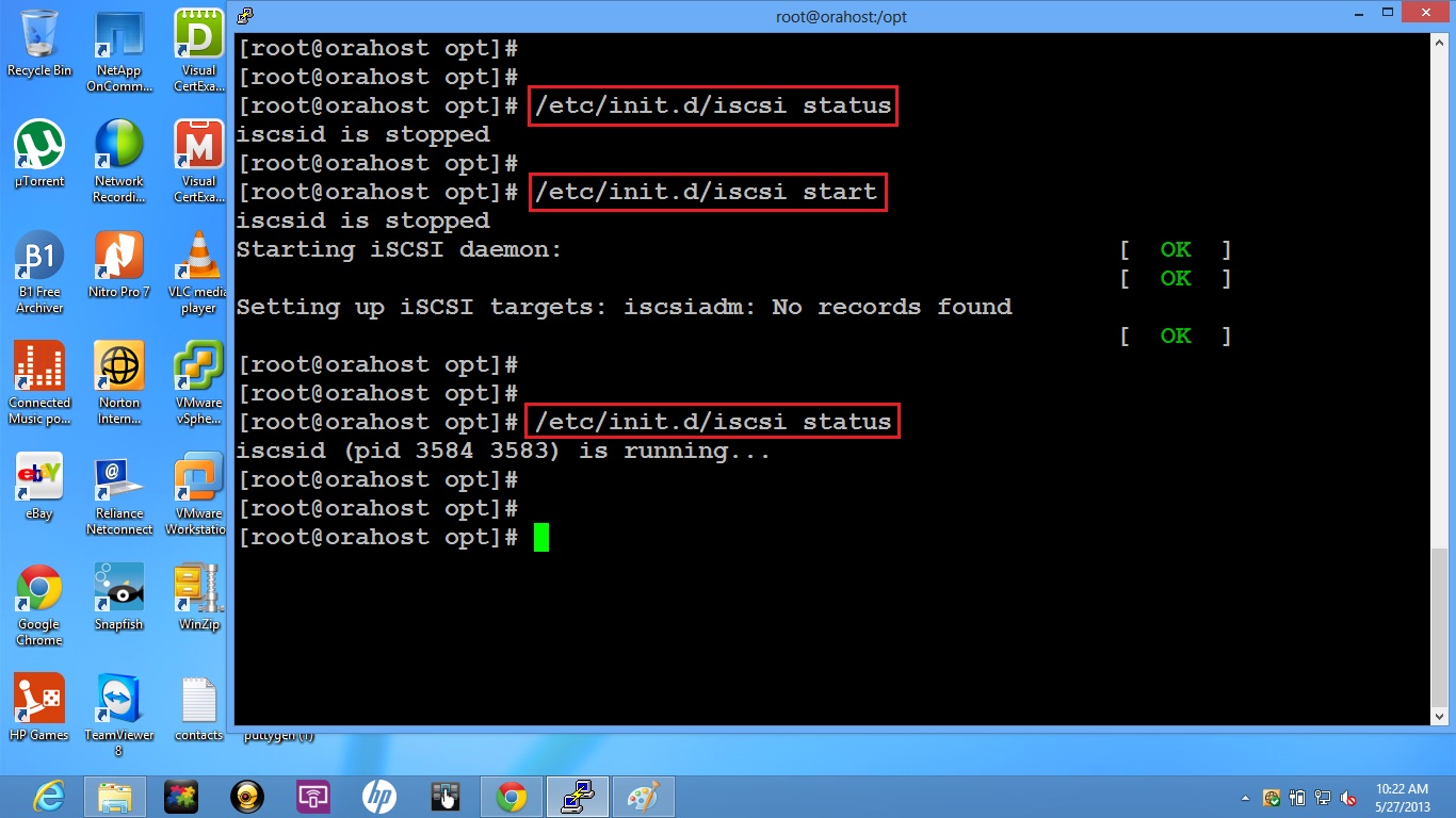 Remote Infrastructure Management: iscsi initiator configuration steps ...