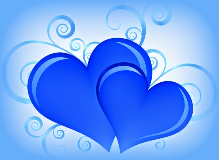 Imagenes de amor de corazones azules - Imagui
