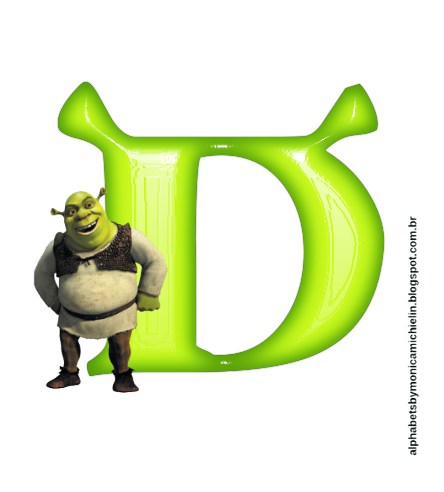 M. Michielin Alphabets: ALFABETO #SHREK (SHREK ALPHABETO PNG )